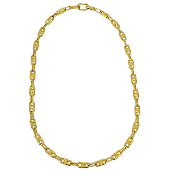 Celine | Jewelry | Celine Macadam Gold Chain Pendant Necklace 4345 ...